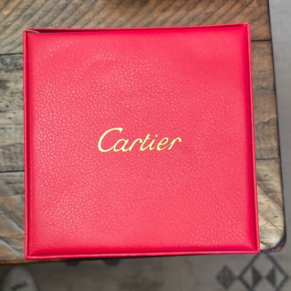 Cartier | Other | Authentic Cartier Red Watch Box With Gold Logo Both ...